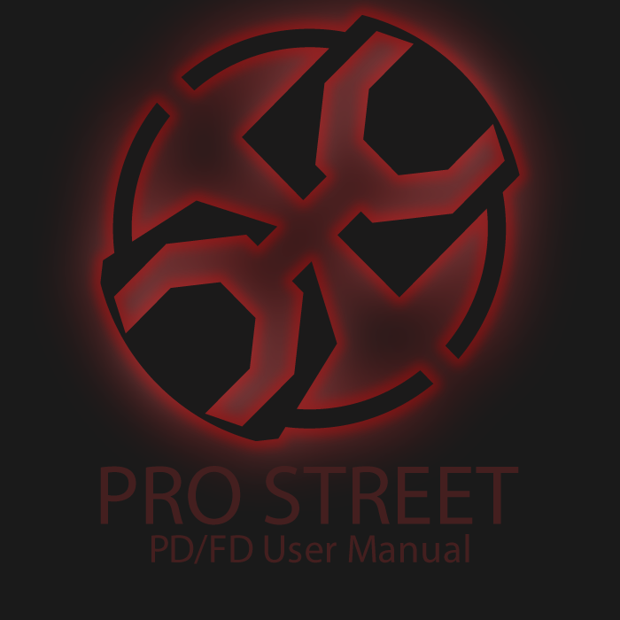 Pro Street PD/FD User Manual